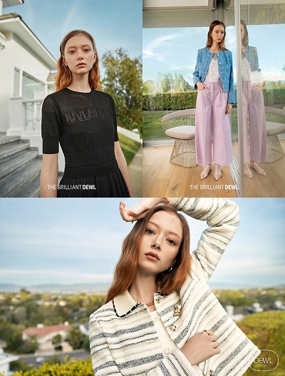 듀엘(DEWL), 23 SS 시즌 광고 캠페인 공개... 봄 느낌 물씬